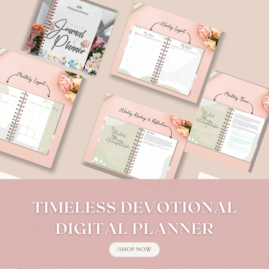 Timeless Devotional Digital Planner – preachprayobey